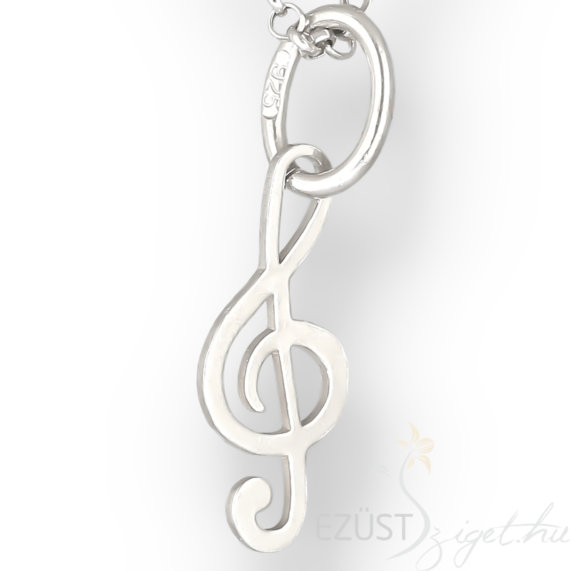 Violin Kulcs Nyaklánc - Ballagásra - Ezüst ékszerek - Több 1000 ezüst ...